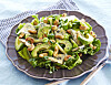Salat med cashewnøtter og avokado