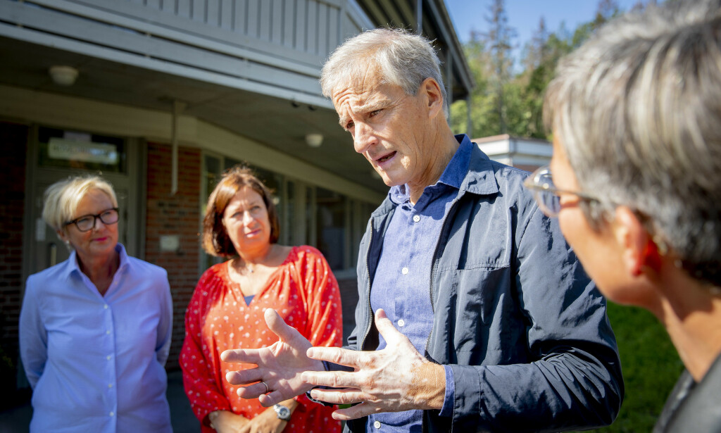 Strid om Aps skolemat - Støre: - Kalkulator-Høyre jukser med ...