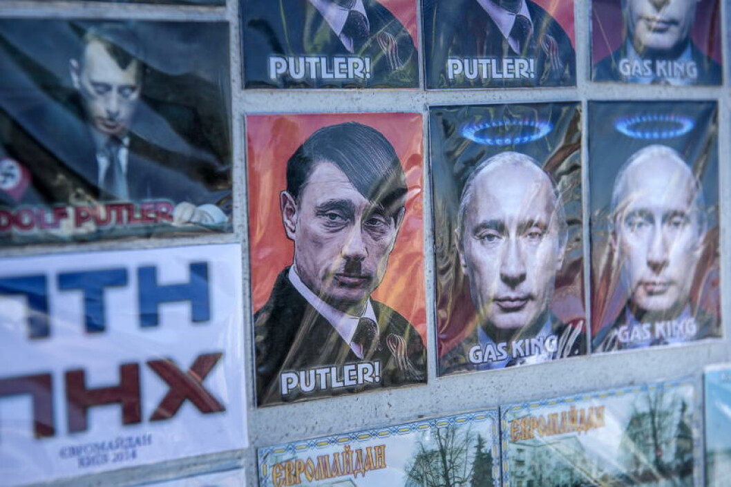 Her kan du tørke deg i rumpa med Putin